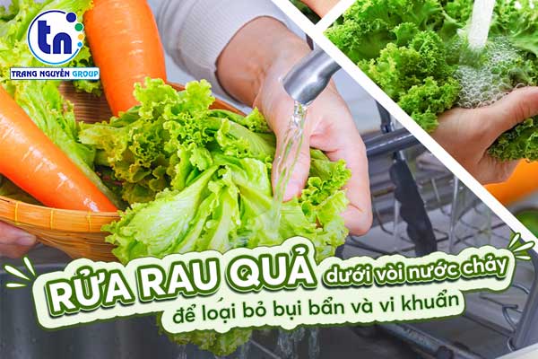 Bí quyết rửa rau quả đúng cách bảo vệ sức khỏe gia đình mỗi ngày